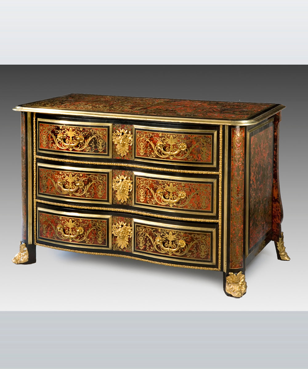 A Louis XIV Revival Boulle Marquetry and Ormolu Mounted Commode ...